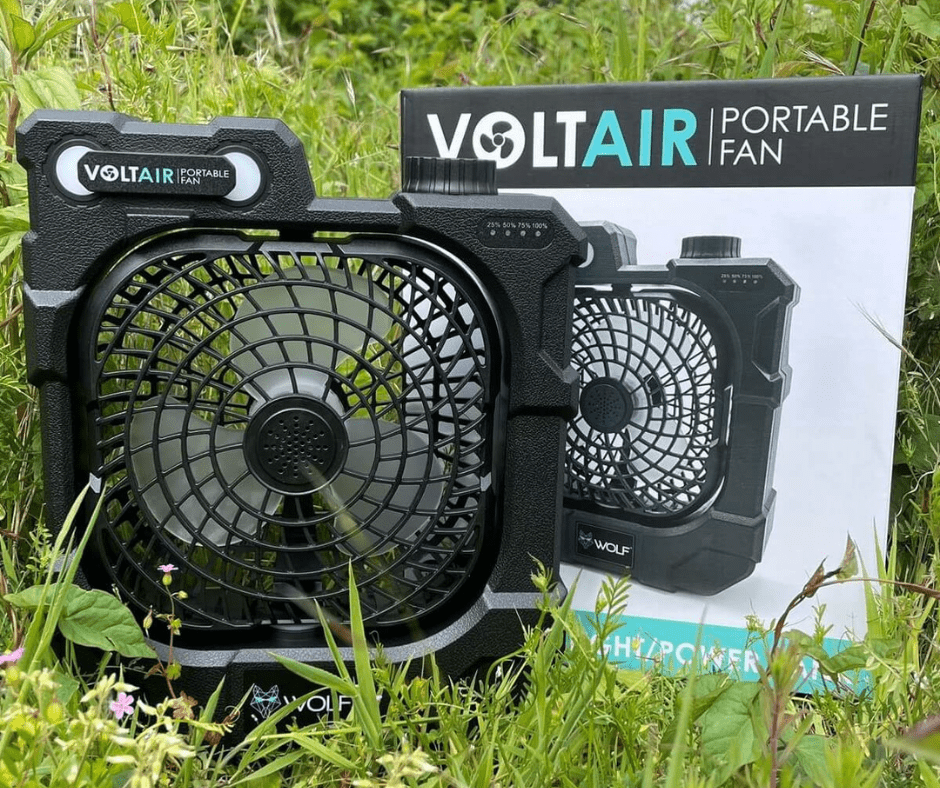 Wolf VOLTAIR Portable Fan & Powerbank - UK Carp Tech