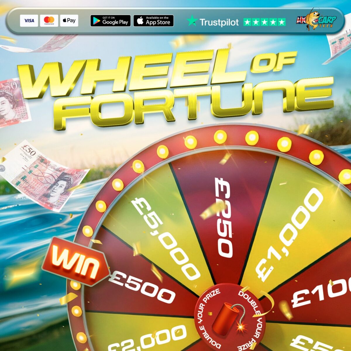 CARP CASH WHEEL OF FORTUNE UK Carp Tech carp-cash-wheel-of-fortune-uk-carp-tech