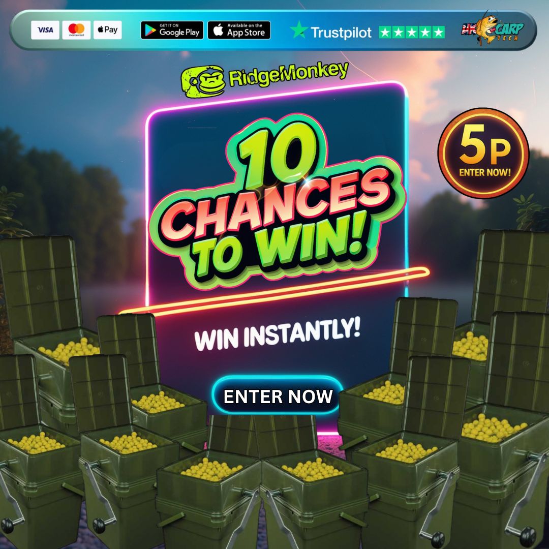 10 CHANCES TO WIN A RIDGEMONKEY BOILIE CRUSHER FULL KIT - UK Carp Tech