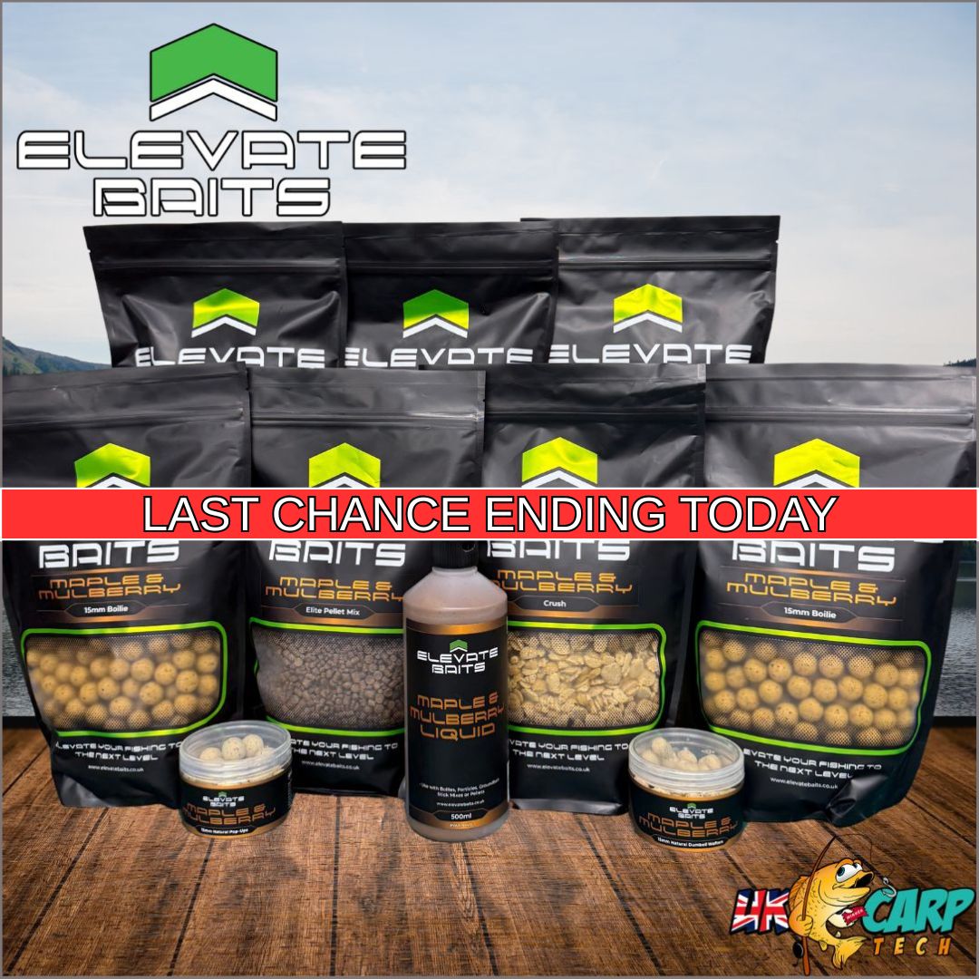 LOW ODDS Elevate Baits Maple & Mulberry Session Bundle (AUTO DRAW). Ending Today - UK Carp Tech