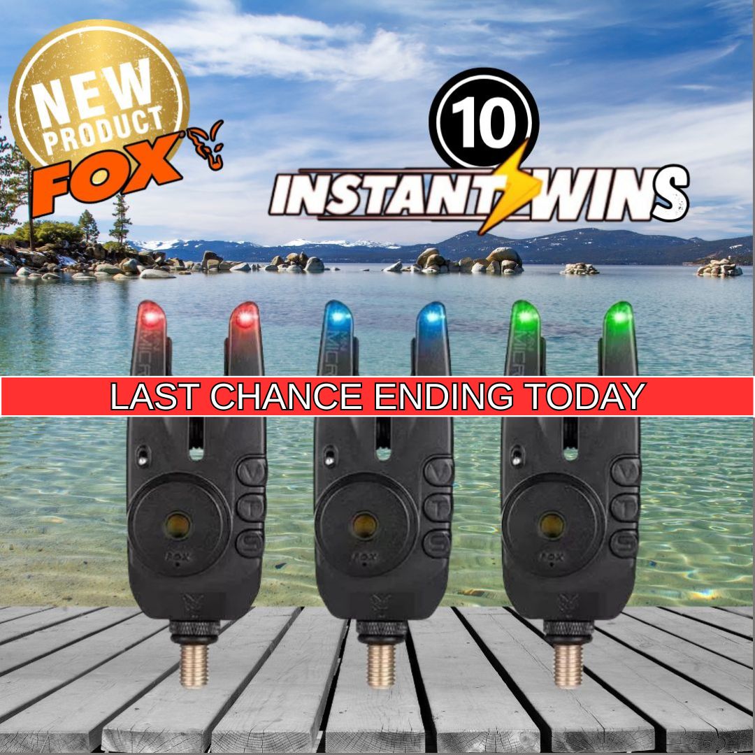 10 CHANCES TO WIN 3 MICRON V2 ALARMS. Ending Today - UK Carp Tech