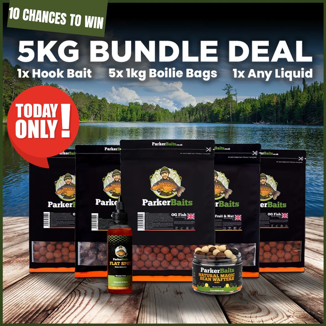 (TODAY ONLY) 10 CHANCES TO WIN PARKER BAITS OG FISH BUNDLE - UK Carp Tech