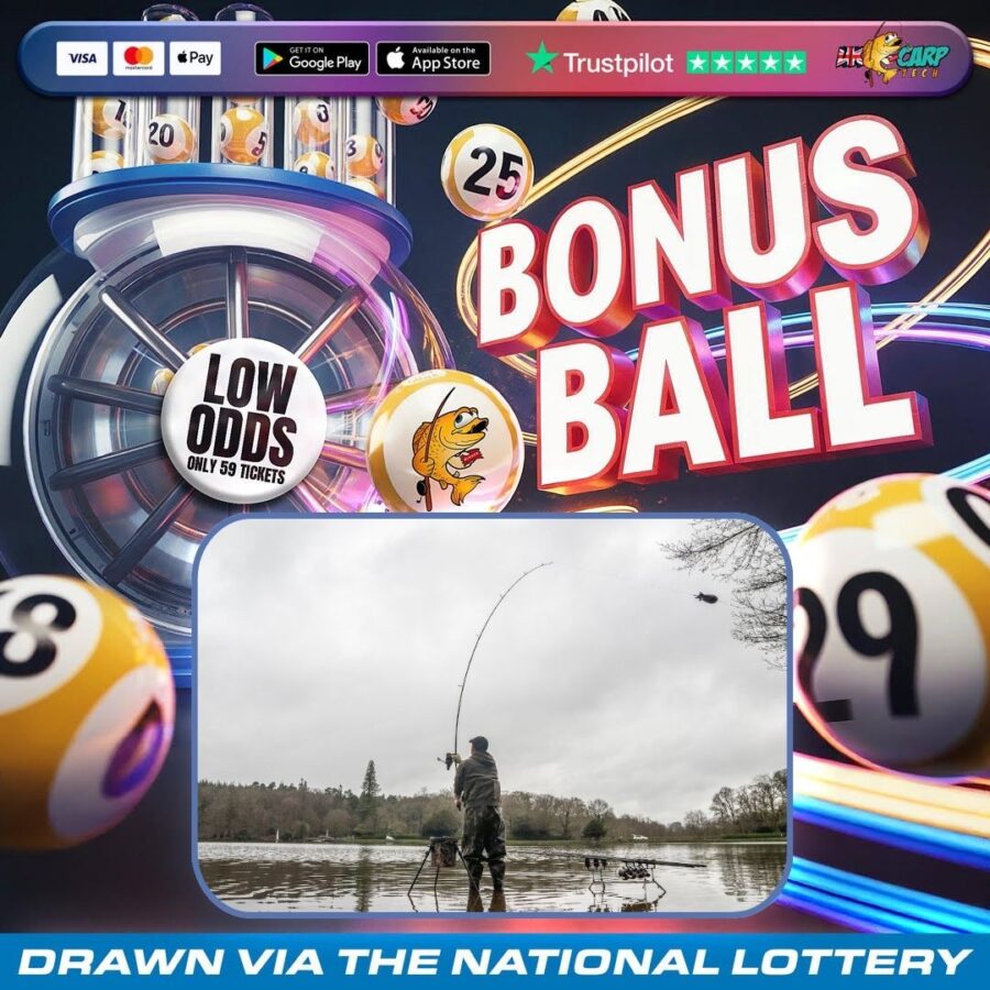 (LOTTERY BONUS BALL) Daiwa Hyper Spod Rod (ONLY 59 TICKETS) - UK Carp Tech