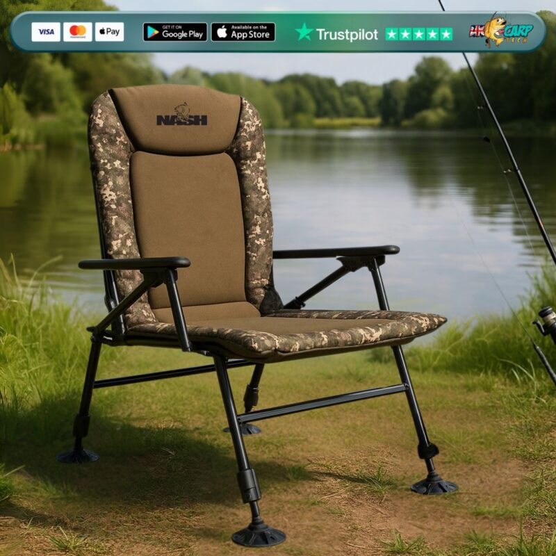 Nash Indulgence Hi-Back Auto Recline Chair - UK Carp Tech