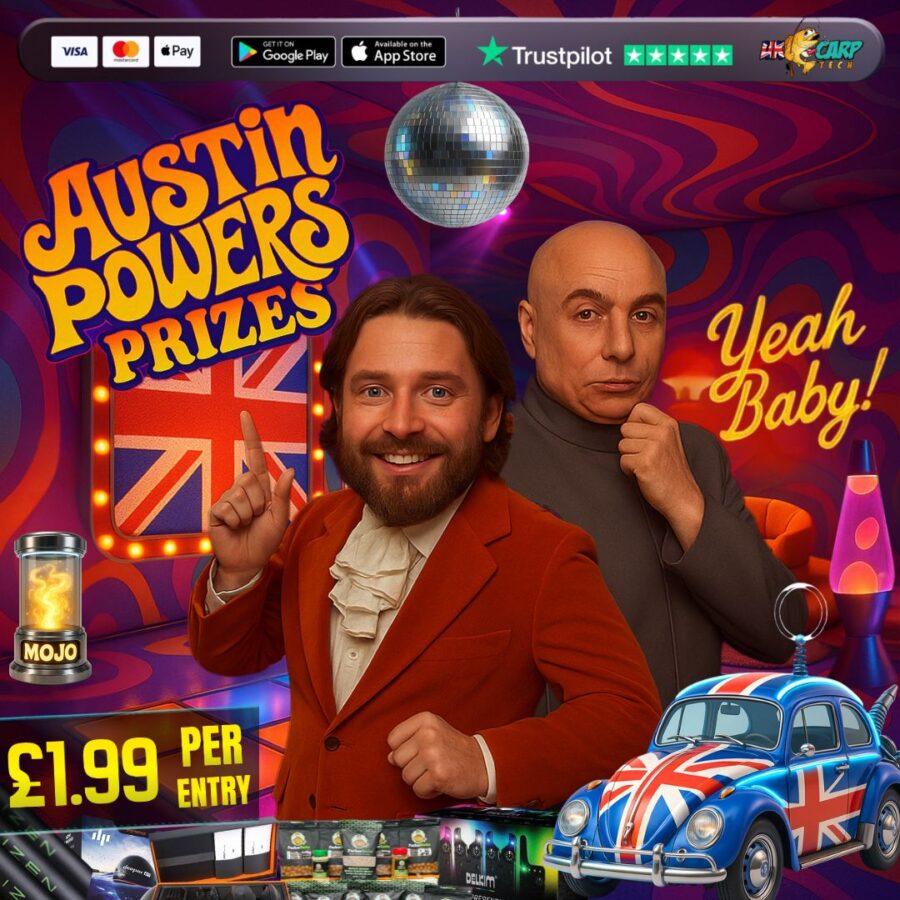 AUSTIN POWERS PRIZES INSTANT WINS WITH END DRAW - UK Carp Tech