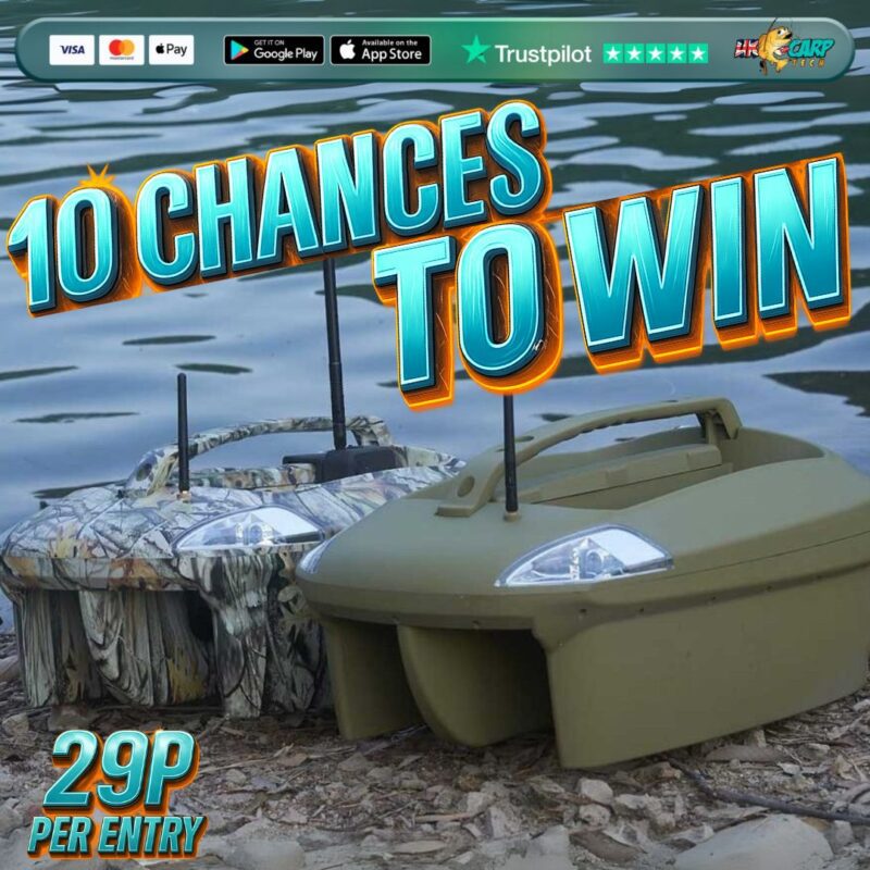 10 CHANCES TO WIN A NDS BAIT BOAT - UK Carp Tech