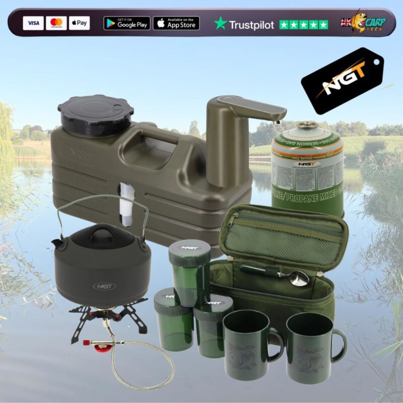 NGT Fully Loaded Brew Kit - UK Carp Tech