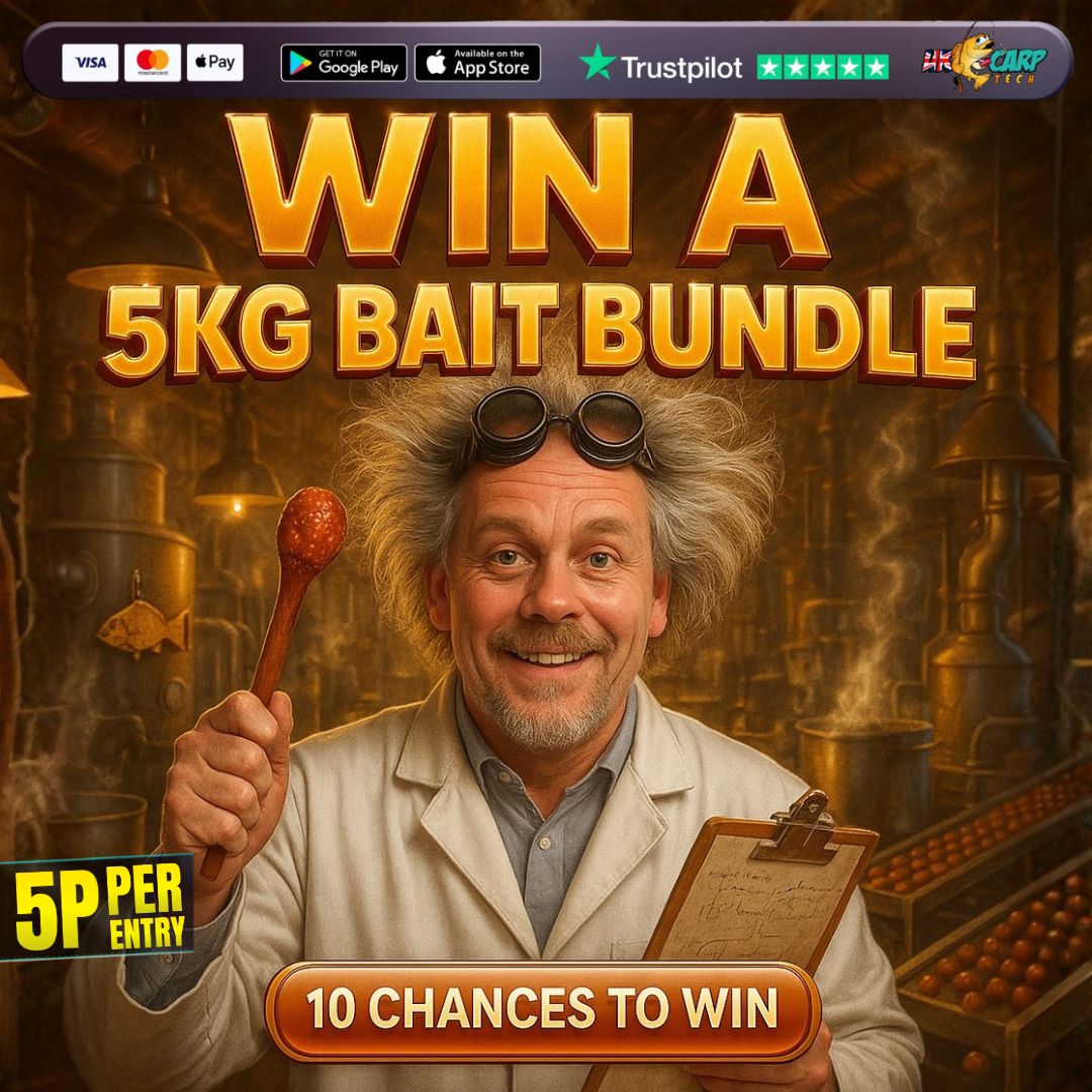 10 CHANCES TO WIN A 5KG BAIT BUNDLE - UK Carp Tech