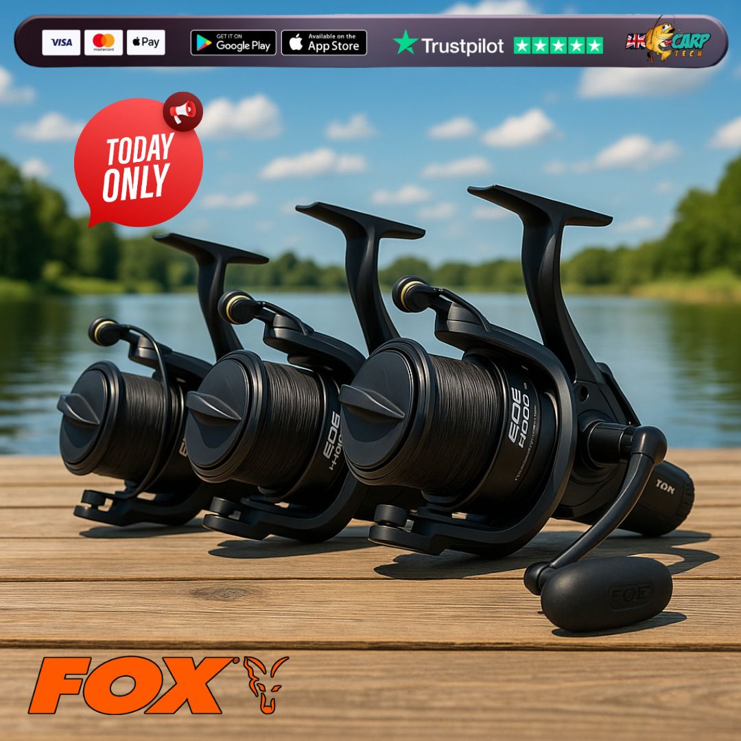 (TODAY ONLY) 3 X FOX EOS 10000 REELS (AUTO DRAW) - UK Carp Tech