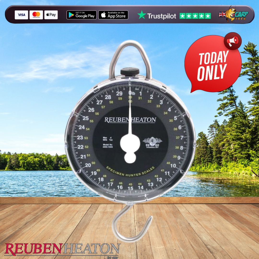 (TODAY ONLY) REUBEN HEATON SPECIMEN HUNTER SCALES (AUTO DRAW) - UK Carp ...