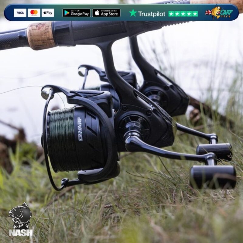 (LOW ODDS) 3 x Nash Dwarf Big Pit Compact Fishing Reels - UK Carp Tech
