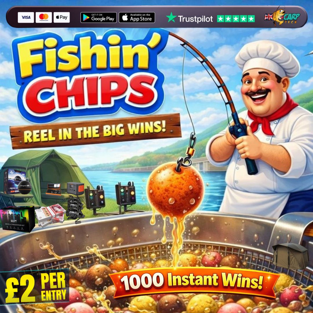 FISHIN CHIPS 1000 INSTANT WINS (WITH END DRAW!) - UK Carp Tech