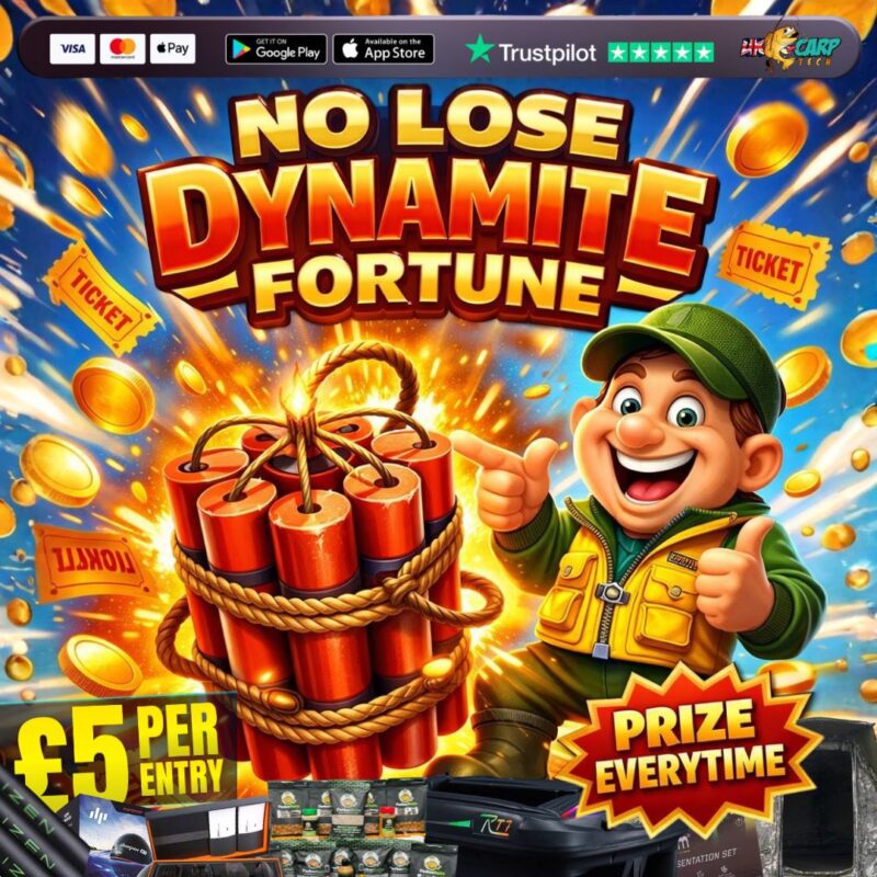 NO LOSE DYNAMITE PRIZES WIN OR MONEY BACK - UK Carp Tech
