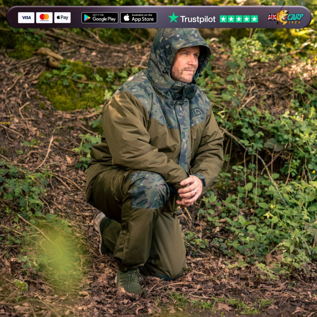 Trakker CR2 2-Piece Winter Fishing Suit Camo - UK Carp Tech