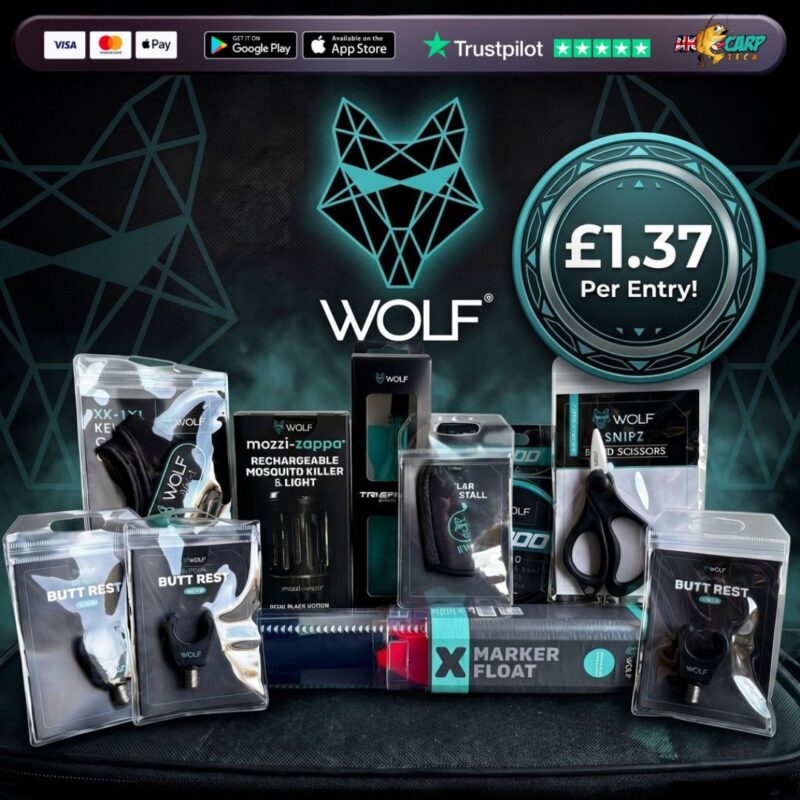 WIN A WOLF BUNDLE - UK Carp Tech